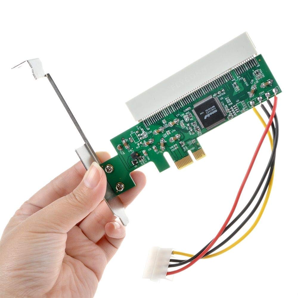 PCI Express to PCI Adapter Card PCI-E to PCI Converter with 4 Pin Power ...